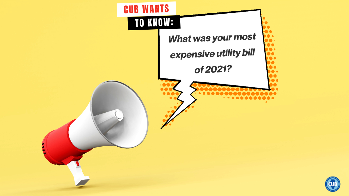 Take CUB's utility bill survey—You could win $100! | Citizens Utility Board