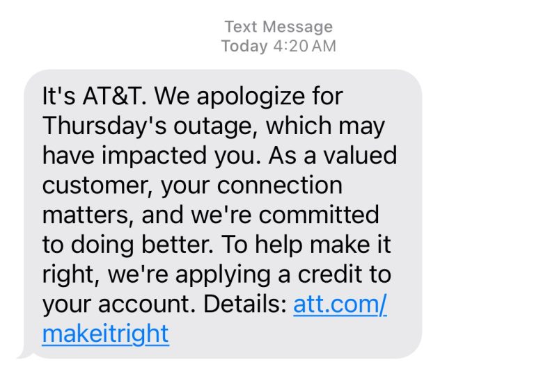 AT&T's response to last week's nationwide outage | Citizens Utility Board